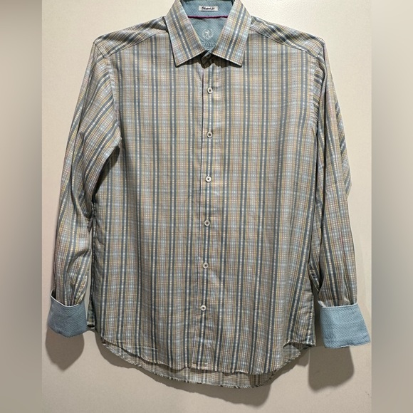 Bugatchi | Shirts | Bugatchi Mens Small Dress Shirt Preppy | Poshmark